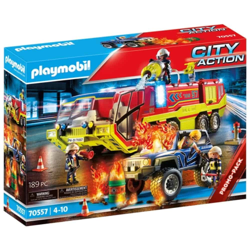 70557 PLAYMOBIL® City Action Ugunsdzēsēju mašīna, no 4+ gadiem NEW 2021 ...