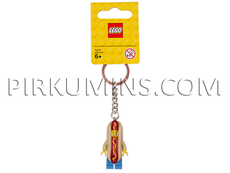 853571 LEGO® Key Chains Hot Dog Guy Key Chain, LEGO atslēgu piekariņš ...