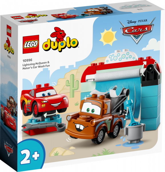 10996 LEGO® DUPLO Zibens Makvīna un Metriņa jautrā automazgātava, no 2 ...
