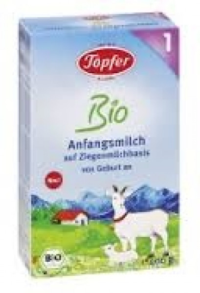 Topfer BIO 1 sausais kazas piena maisījums zīdaiņiem no dzimšanas, 400g ...