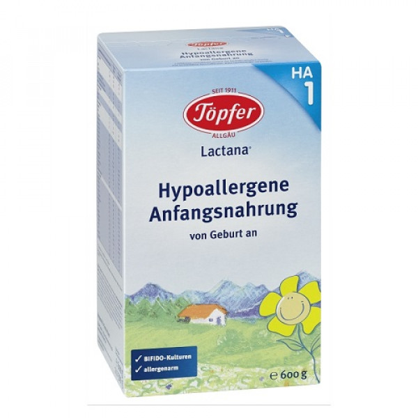Topfer Lactana HA1 hipoalerģisks mākslīgais piena maisījums zīdaiņiem ...