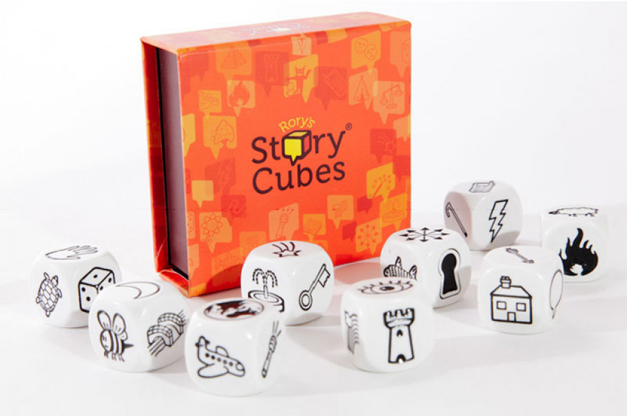 Brain Games aizraujošie stāstu metamie kauliņi, no 6 gad. Story Cubes ...