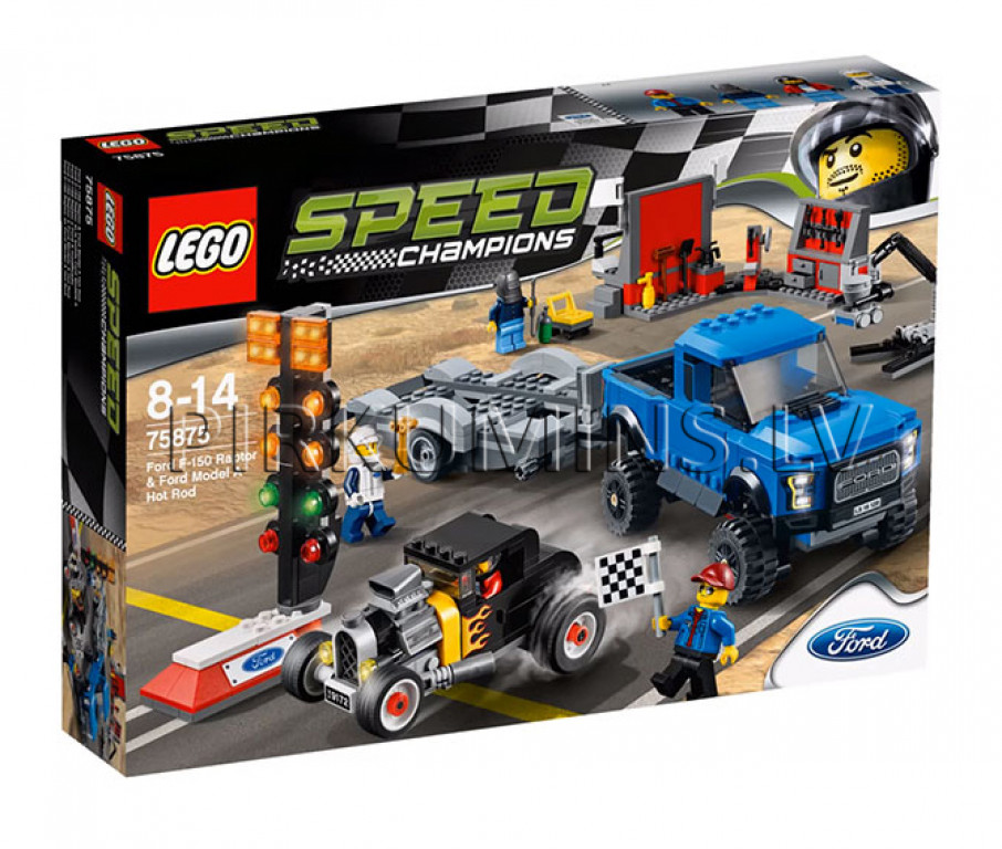 75875 LEGO Speed Champions Ford F-150 Raptor & Ford Model A Hot Rod, c ...
