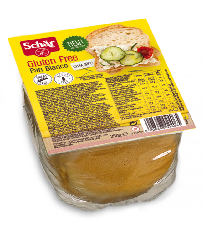 Schar Pan Blanco bezglutēna baltmaize, 250g 4065 | Bezglutēna produkti ...