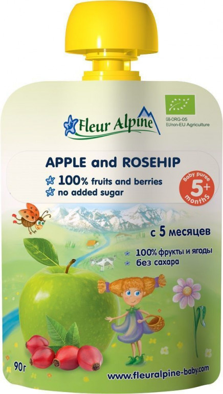 Fleur Alpine Ābolu un mežrozīšu biezenis no 5mēn, 90g 1055 | Biezenīši ...