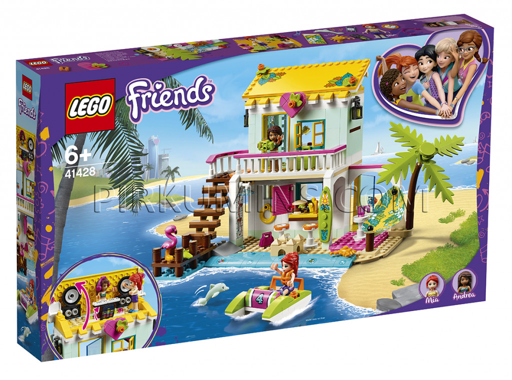 41428 LEGO® Friends Pludmales māja, no 6+ gadiem NEW 2020! 41428 | LEGO ...