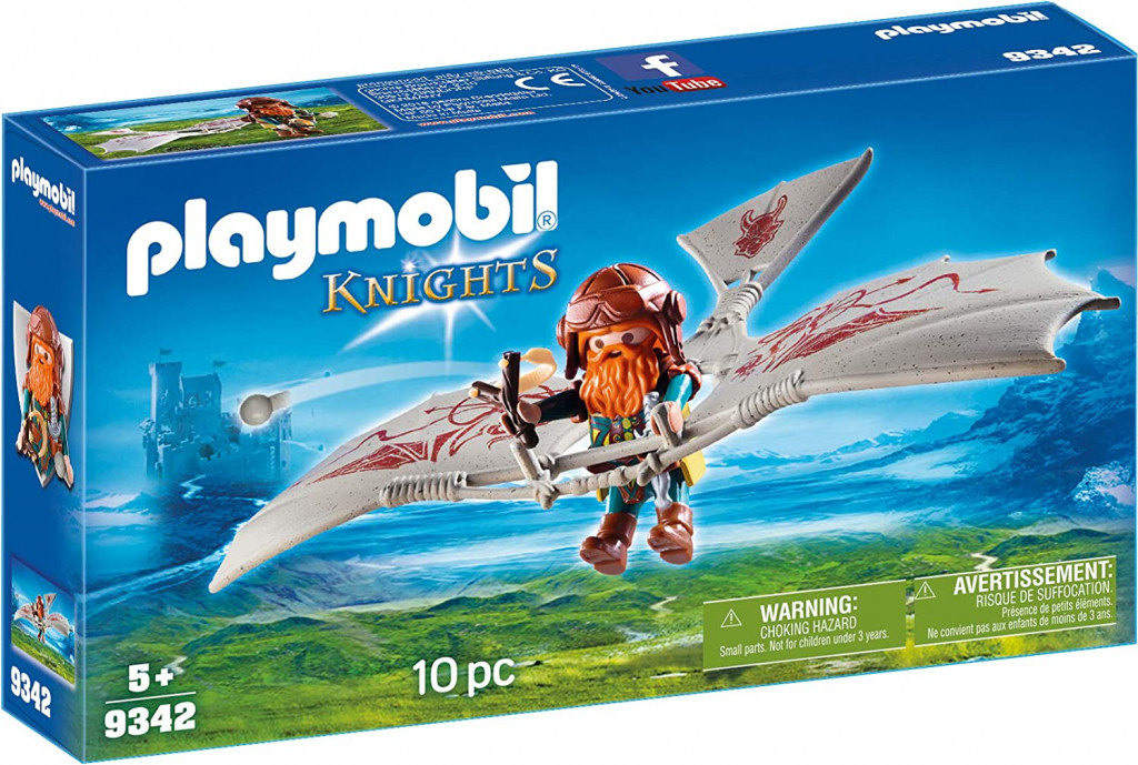 9342 PLAYMOBIL® Knights Lidojošs punduris, no 5+ 9342 | Knights ...
