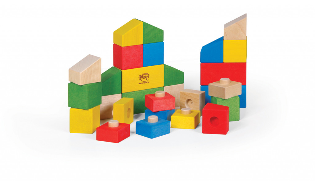 Varis toys - Mazais būvētājs no 1 gadiņa- stabilie kluči 28 gb. 0563 ...