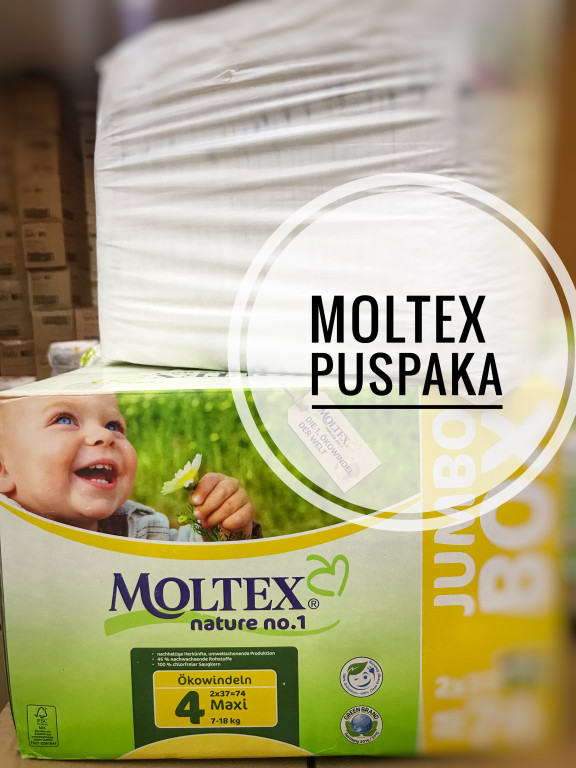 Moltex 4 Maxi (7-18kg) autiņbiksīšu puspaka, 37gb. 4 puspaka | Moltex ...
