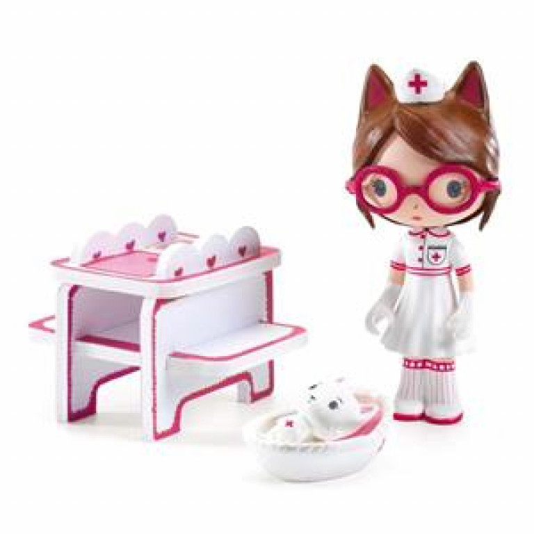 Djeco mini lelle Tinyly – Milas aprūpes kabinets, 4-9gadiem, DJ06956 ...