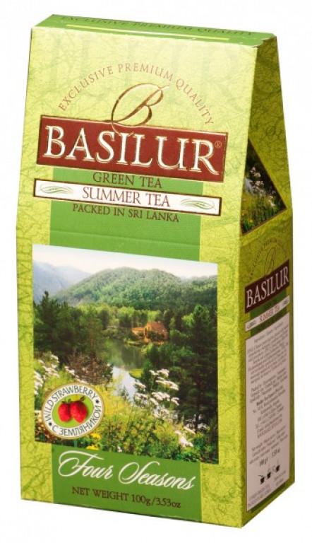 BASILUR aromatizēta zaļā tēja SUMMER TEA, 100g 5497 | Tējas | Pārtika ...