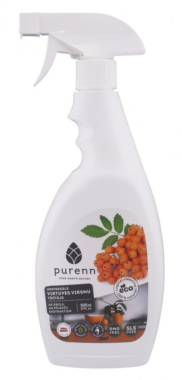 Purenn Universāls Virtuves virsmu tīrītājs ar ābolu un pīlādžu ...