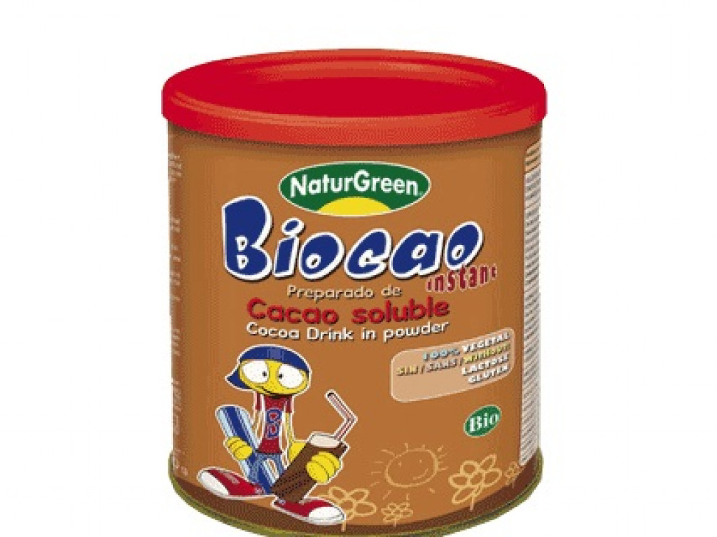 Izpārdošana! NaturGreen BIO Kakao šķīstošais dzēriens, bez glutēna un ...