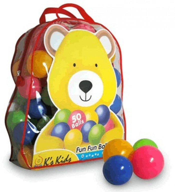 Ks Kids Fun Fun Balls Bumbu komplekts, (50 gab) no 6 mēn. KA10550 | Āra ...